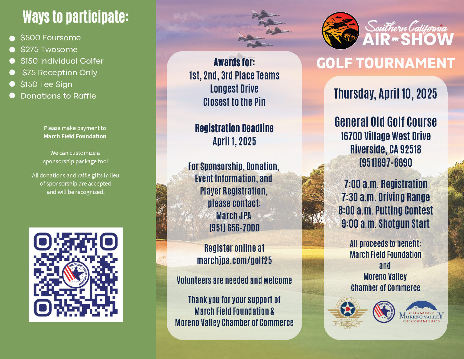 2025 SoCal Air Show and Golf Tournament – March JPA